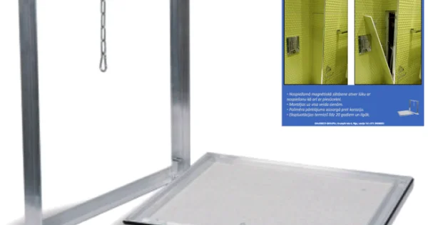Wall-mounted removable hatch BAULuke F40x40 - BLF40x40
